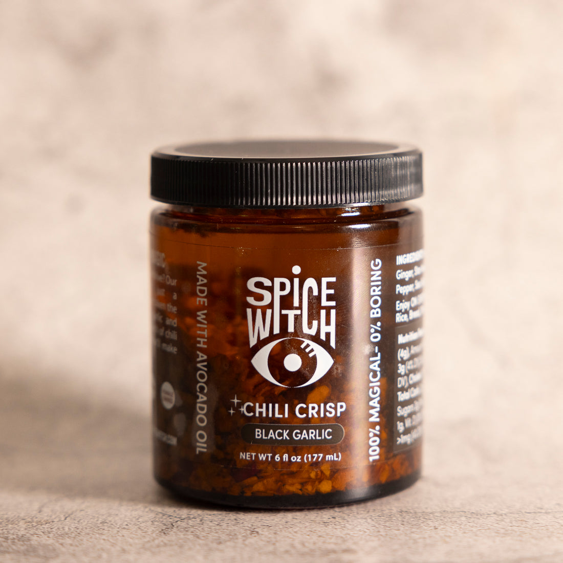 Chili Crisp- Black Garlic- Spicy Umami Condiment And Cooking Oil ...